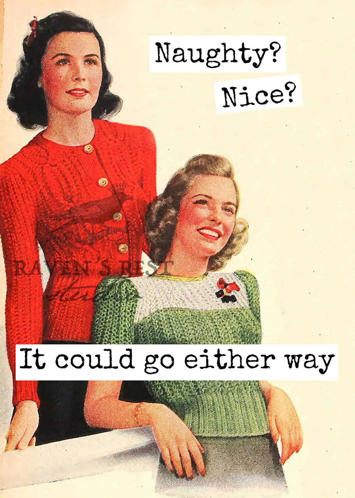 Naughty? Nice? It Could Go Either Way. Christmas Card. — Dutch Growers ...