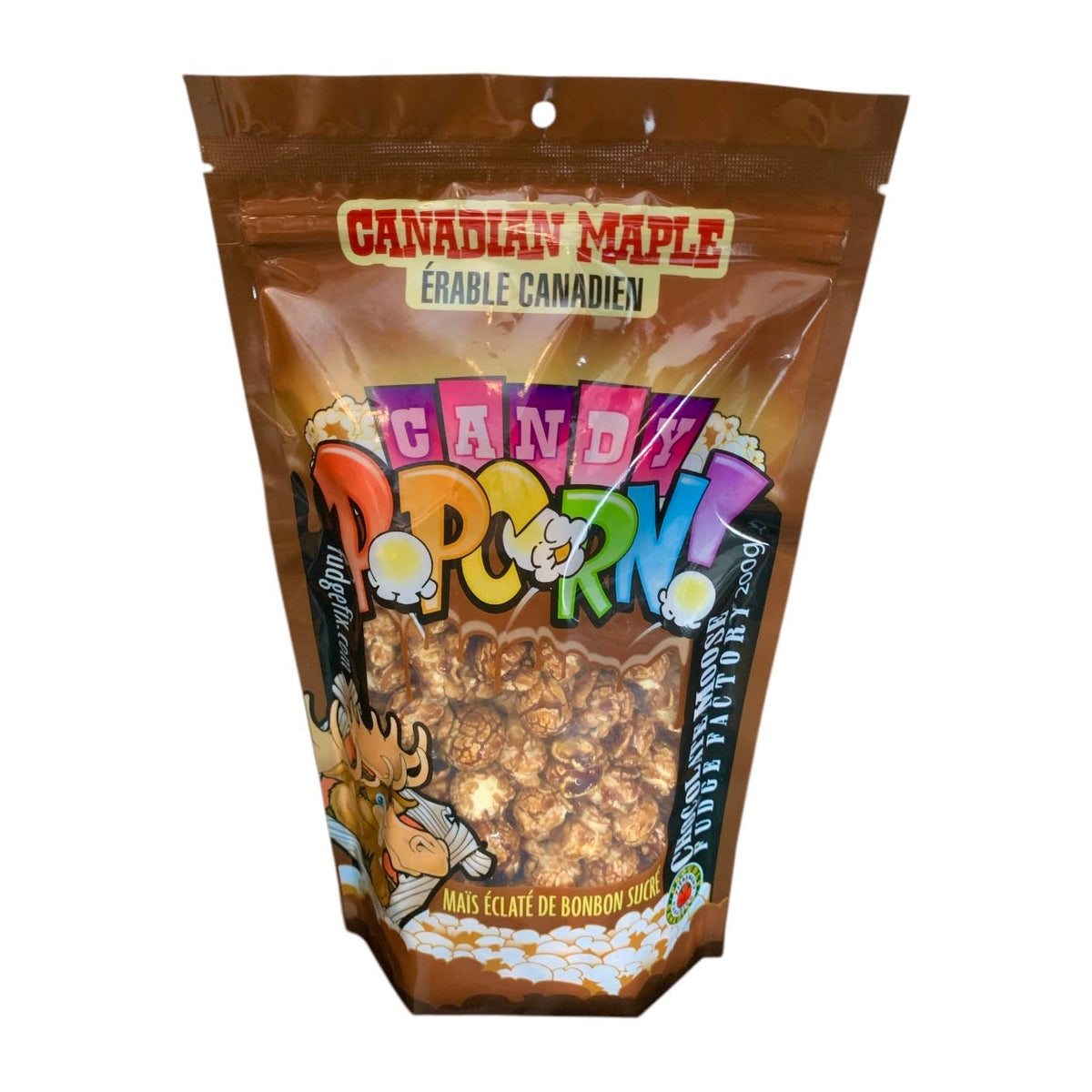 NEW Candy Popcorn -CANADIAN MAPLE New Packaging — Dutch Growers Regina