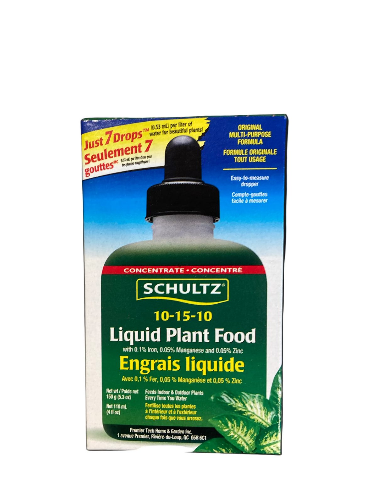 Schultz Liquid Plant Food 10-15-10 (150g) — Dutch Growers Regina