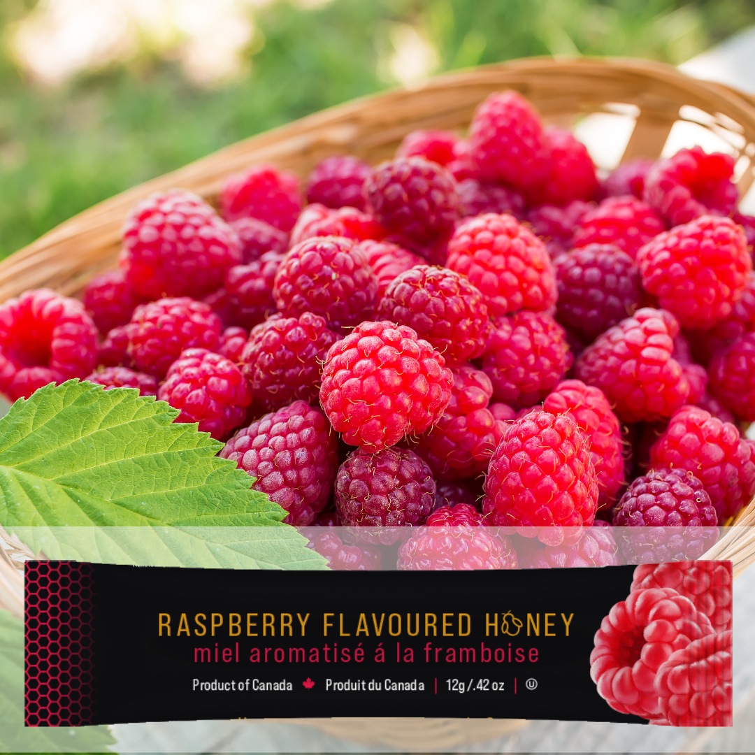 Mini Squeeze Honey Pack - Raspberry Flavoured - OU Kosher — Dutch ...