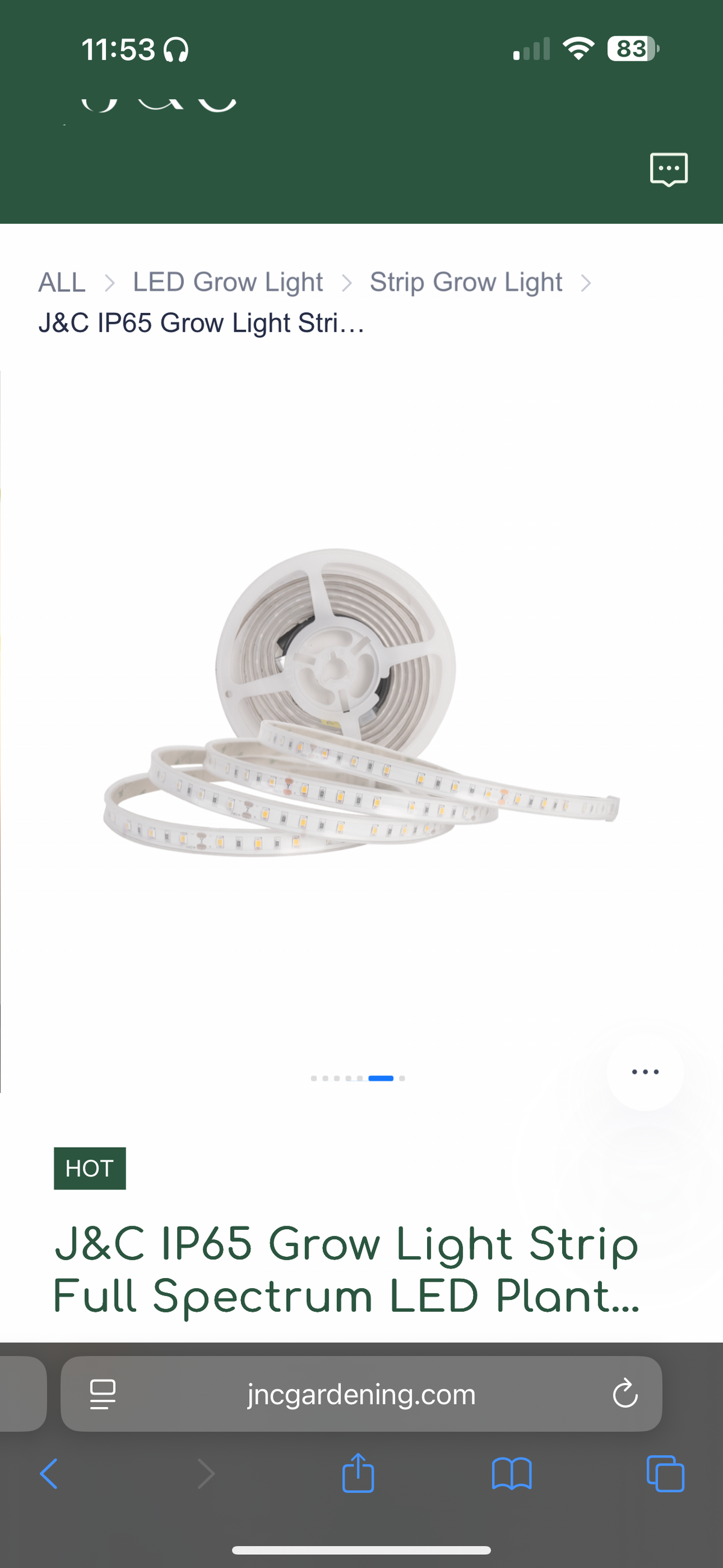 LED Grow Strip 2M Kit - 24V/1A 24W — Dutch Growers Regina