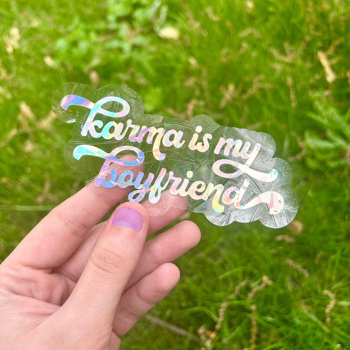 Karma is my Boyfriend | Suncatcher Sticker | Taylor Swift — Dutch ...