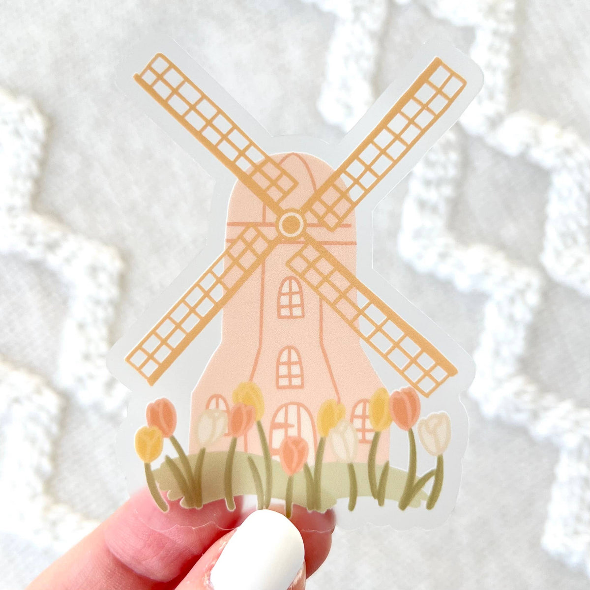 Windmill Sticker, 3x2.25in — Dutch Growers Regina