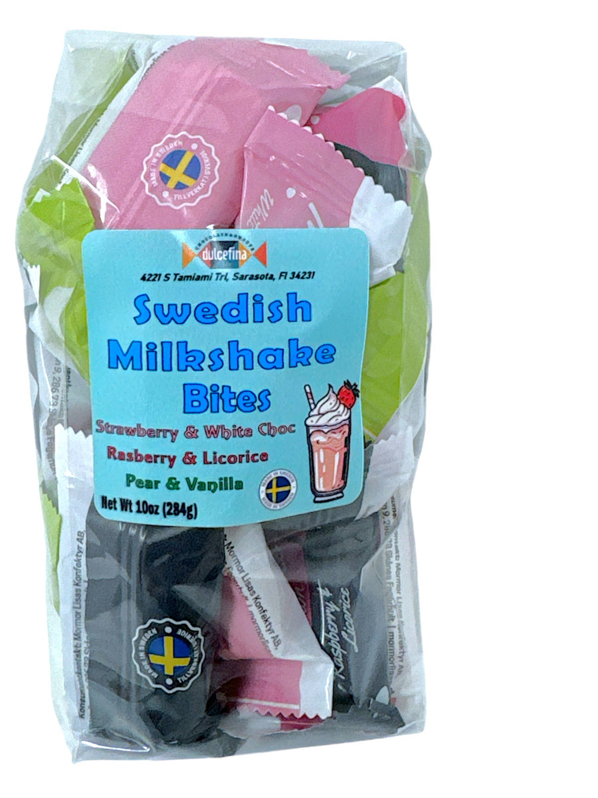 Assorted Swedish Milkshake Bites 10oz Bag — Dutch Growers Regina