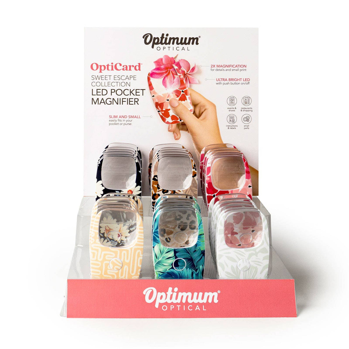 Optical Optical Sweet Escape OptiCard LED Pocket Magnifier — Dutch ...