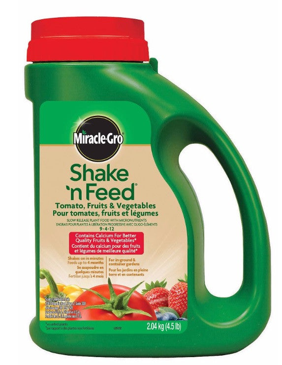 Shake N' Feed - Miracle Gro - Tomato, Fruit & Vegetable Fertilizer - 2 ...