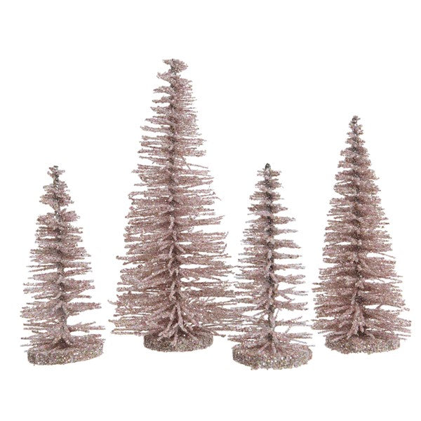 Decoration - Tree - Blush Pink Glitter — Dutch Growers Regina
