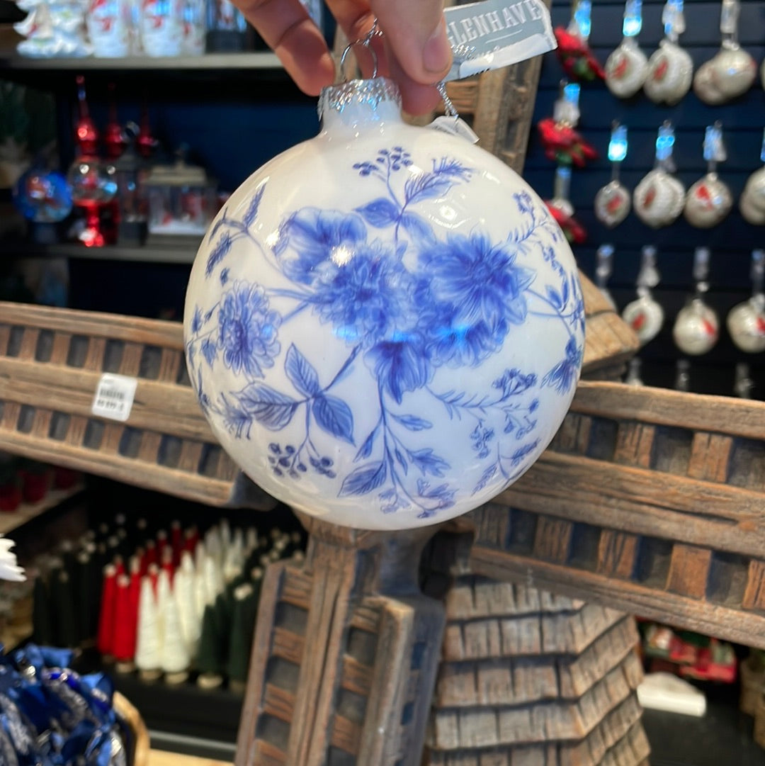 Oranament Deft Blue Ball 4.75” — Dutch Growers Regina